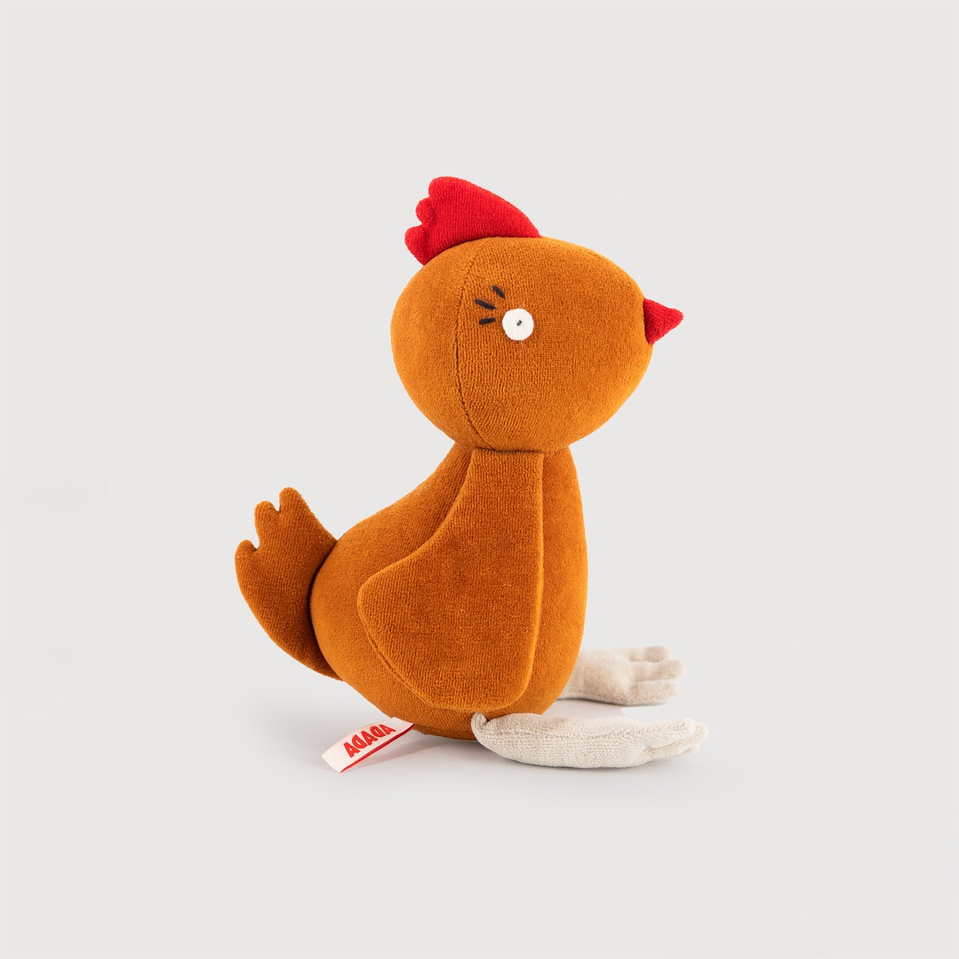 Marie the hen plush: softness and friendliness for all